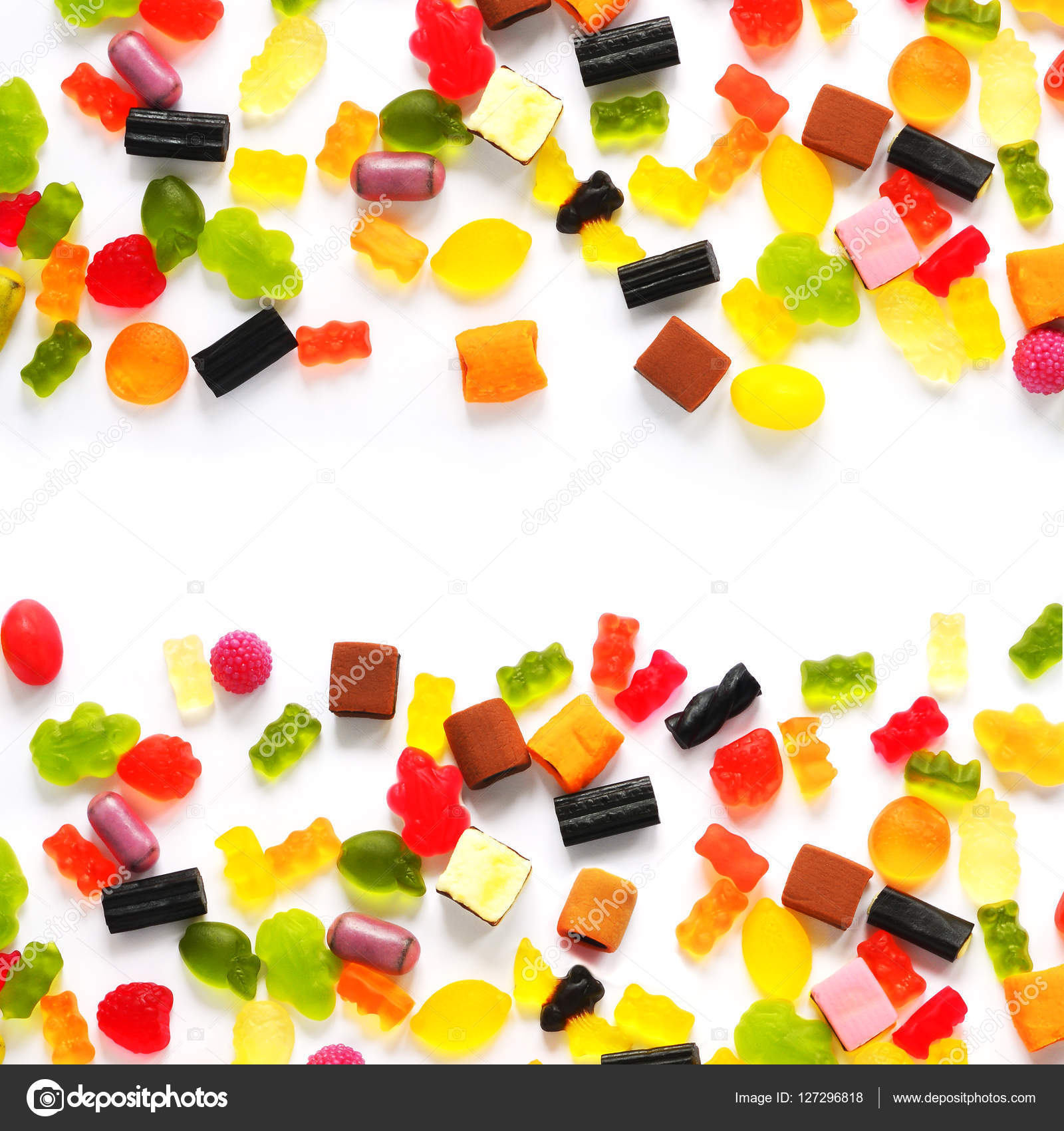 Candied Fruit Jelly Background Stock Photo by ©KronaLux 127296818