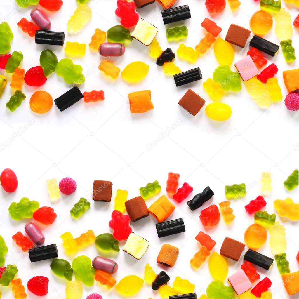 Candied Fruit Jelly Background Stock Photo by ©KronaLux 127296818
