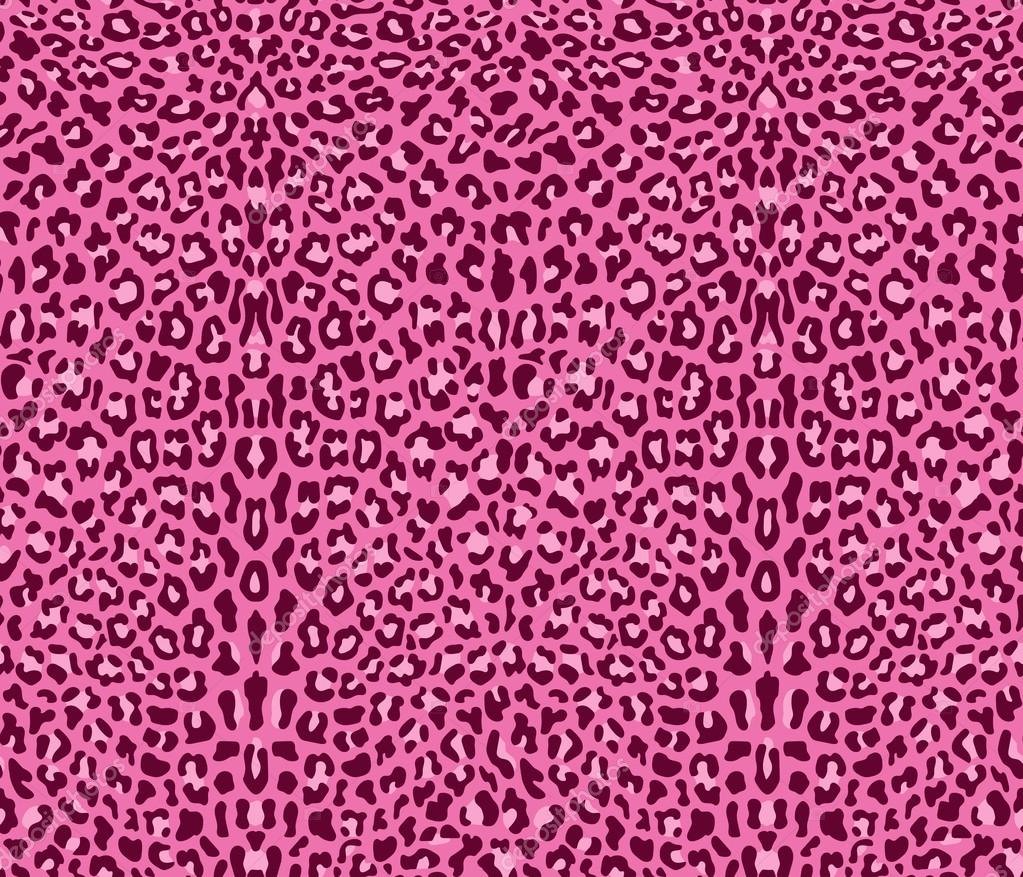 Pink Leopard Print Vector