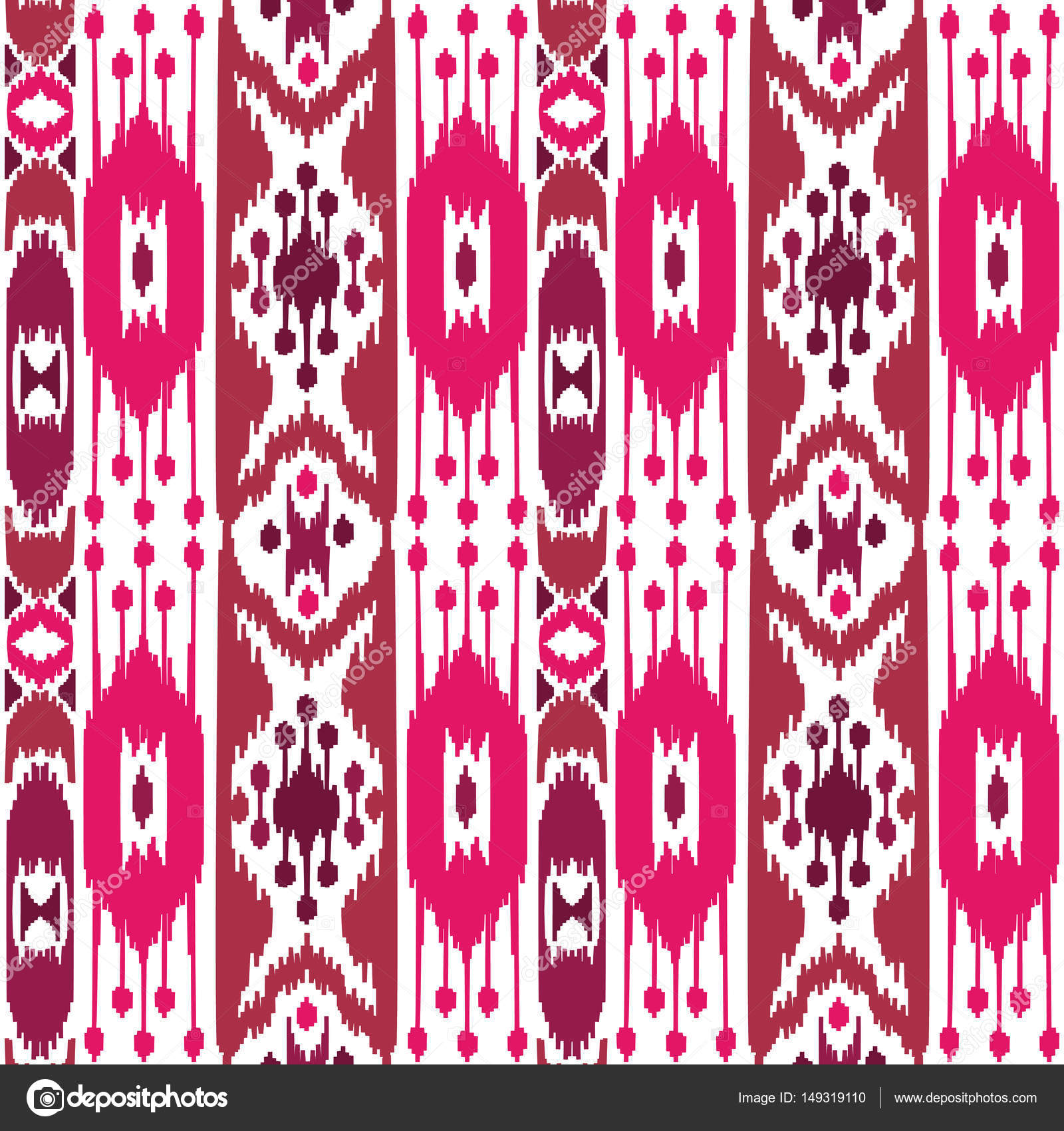 Boho Pink Seamless Pattern Stock Vector by ©KronaLux 149319110