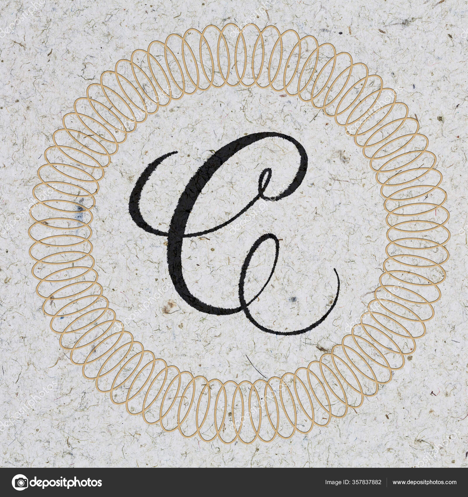 Calligraphy Capital Letter C