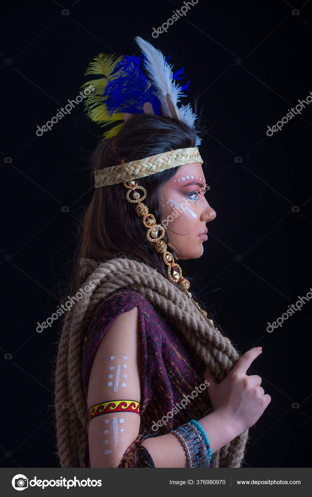 Native American Indian Girl Makeup