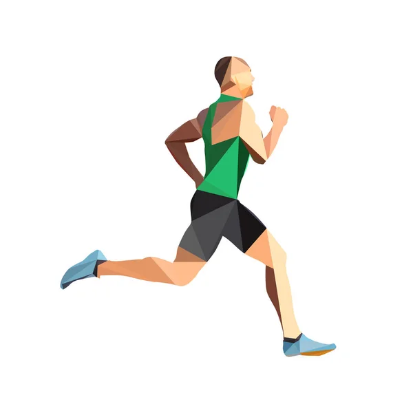 Running man, geometrical vector silhouette Stock Vector by ©msanca ... Running man, geometrical vector silhouette Stock Vector by ©msanca ...