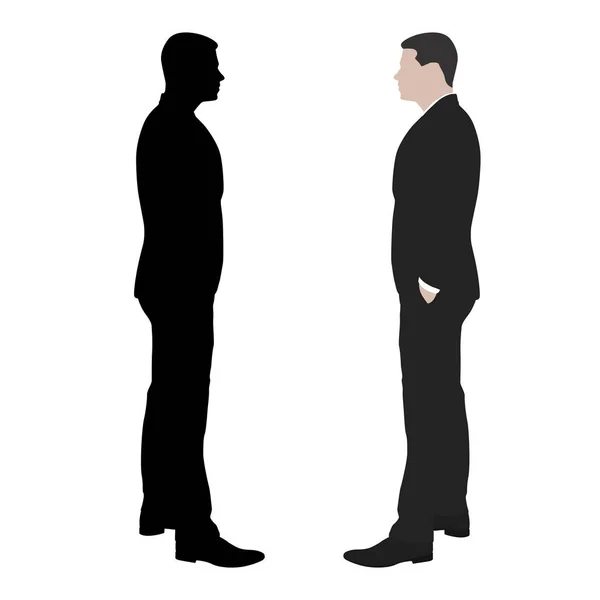 Man Standing Silhouette Vector