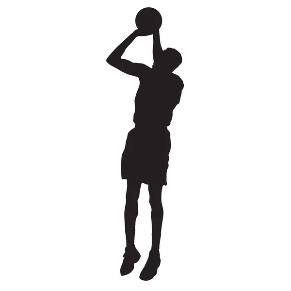 Basketball Dribbling Silhouette