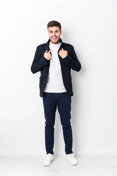 Scared Man Full Body