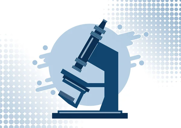 Abstract microscope background with the study of bacteria, molecules ...