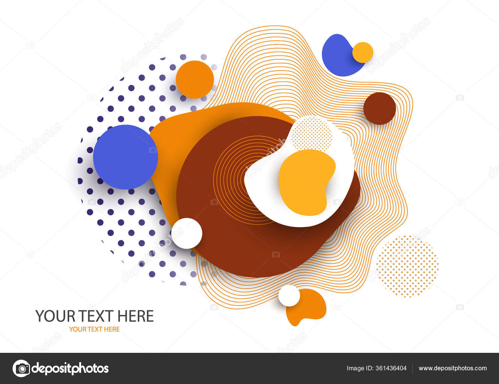 Dynamic Color Shapes Lines Abstract Composition Flowing Liquid Forms ...