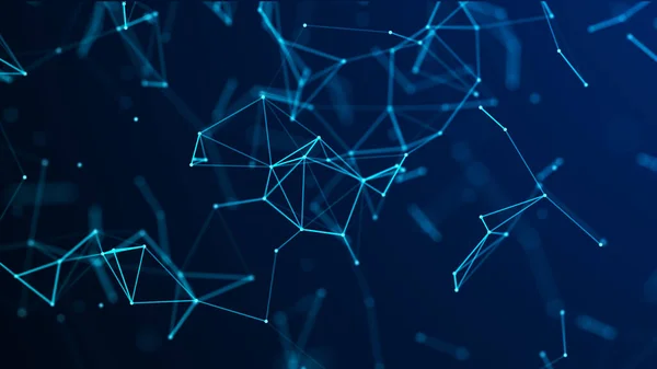 Abstract Digital Connection Dots Technology Background Network Connection Structure Plexus Stock ...
