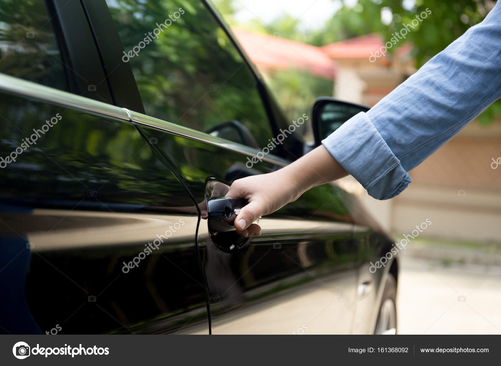 Person Pulling Door Open