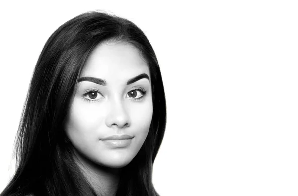 Beautiful mixed race young woman face isolated — Stock Photo © Bignai ... Beautiful mixed race young woman face isolated — Stock Photo © Bignai ...