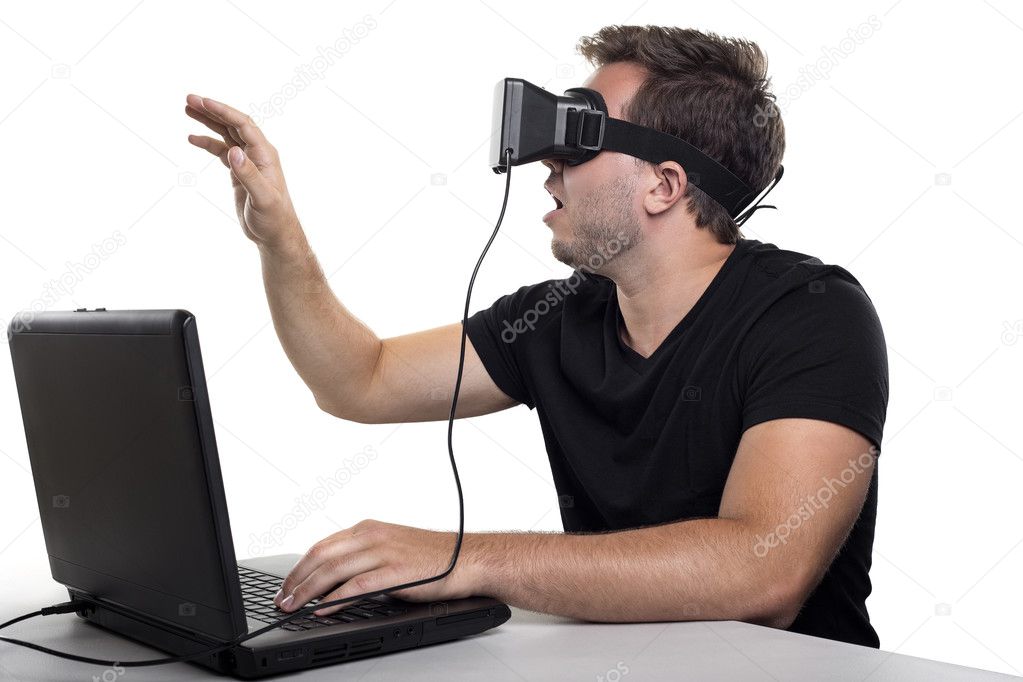 Virtual Reality Developer — Stock Photo © innovatedcaptures #128038868 Virtual Reality Developer — Stock Photo © innovatedcaptures #128038868
