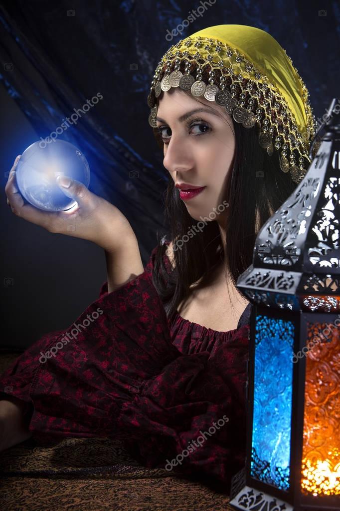 Psychic Looking into Crystal Ball Stock Photo by ©innovatedcaptures ... Psychic Looking into Crystal Ball Stock Photo by ©innovatedcaptures ...