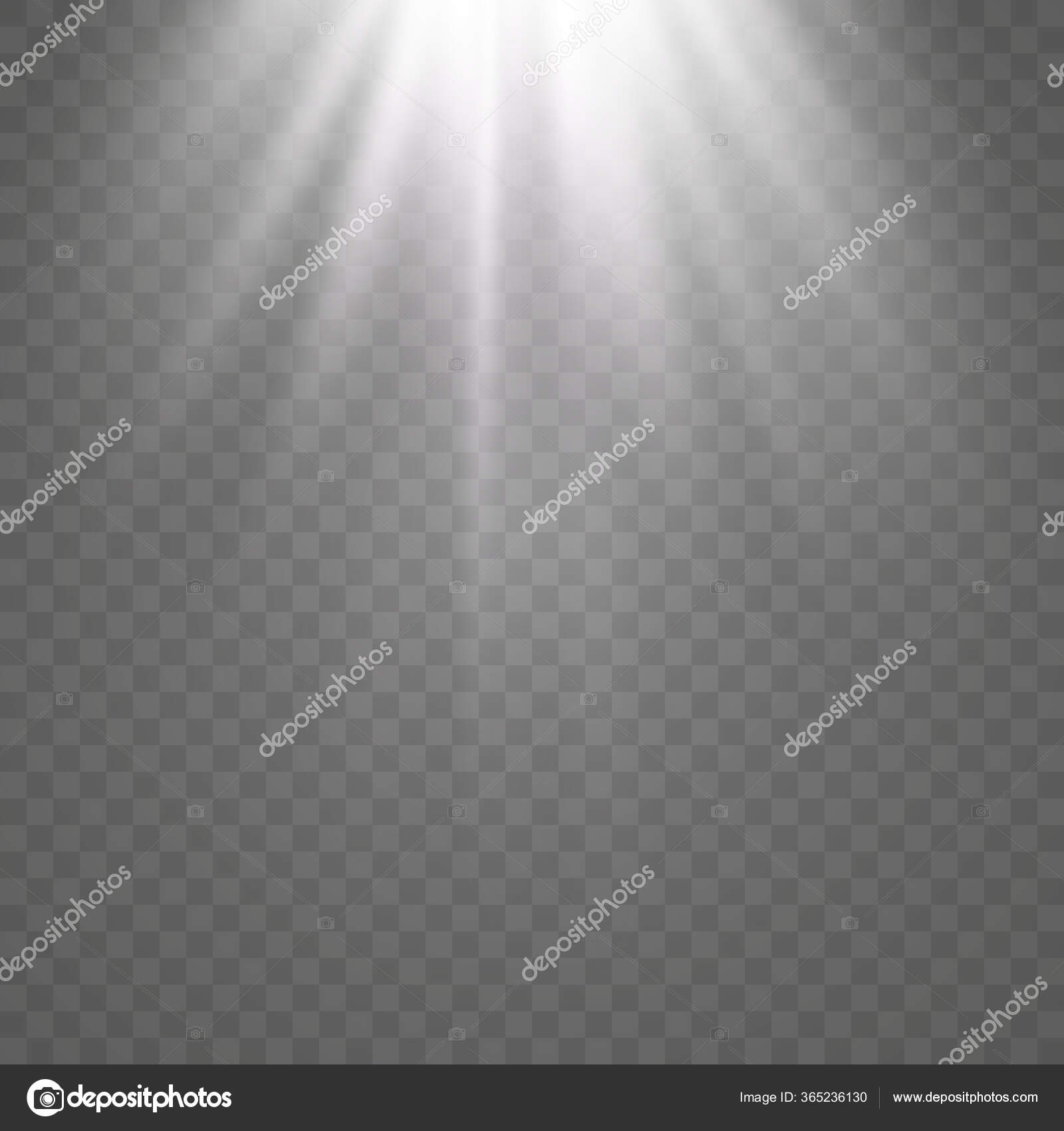 Vector Transparente Luz Del Sol Lente Especial Flash Luz Effect Vector ...