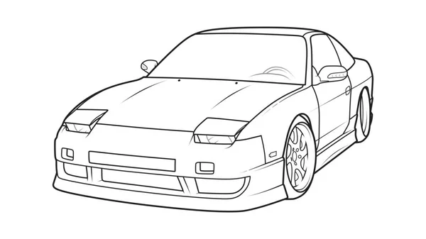 Car Drawings Jdm Subaru Drawing Cars Impreza Sti Cool Wrx Colouring ...