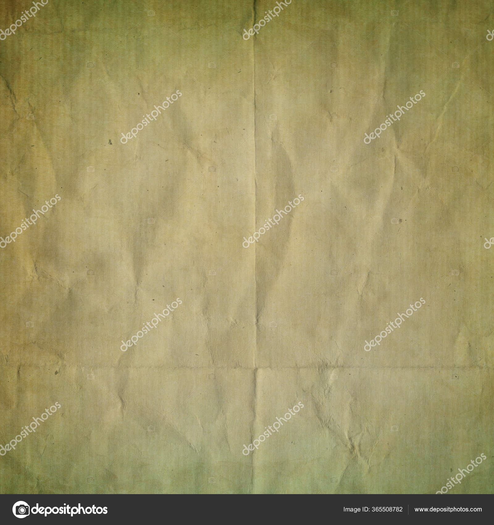 Old Crumpled Kraft Paper Texture Background Blue Borders Stock Photo by ...