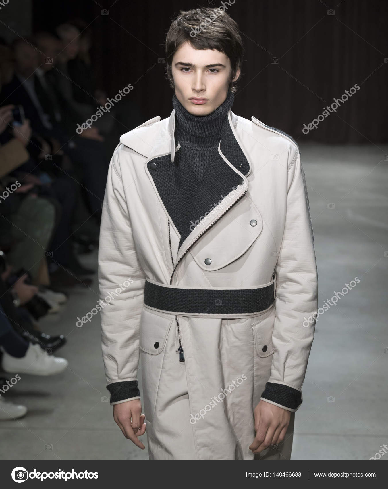 BOSS - Men Fall Winter 2017 Mens Show – Stock Editorial Photo ...