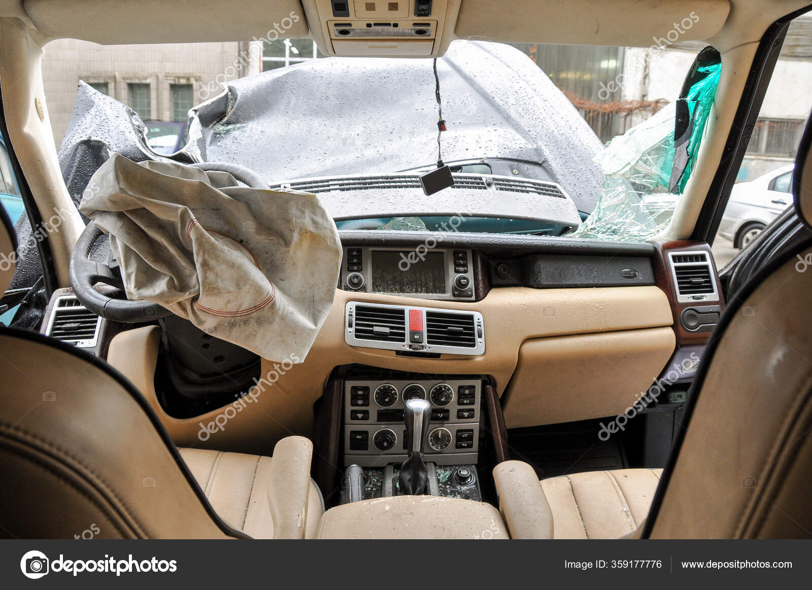 Car Crash Accident Background Car Insurance Use Automobile Wreck Driver ...