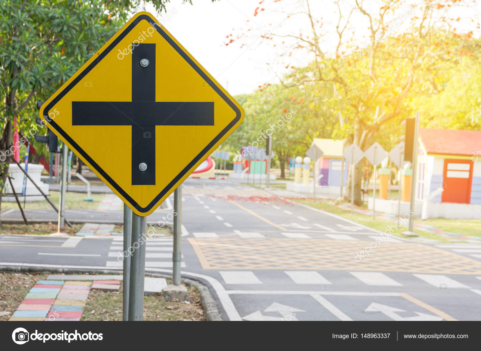 Road Intersection Sign