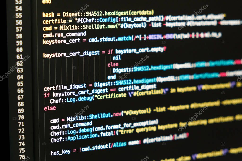 Código de programación del desarrollador de software. Fondo abstracto 2025