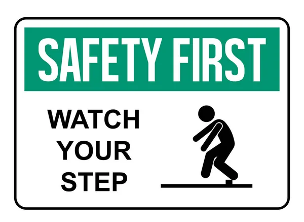 Work Safety First Wear Safety Construction Vector Sign Stock Vector by ...