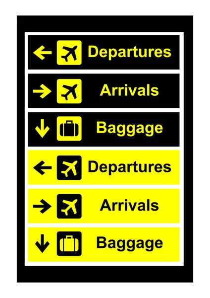 Llegadas salidas Vector Art Stock Images | Depositphotos