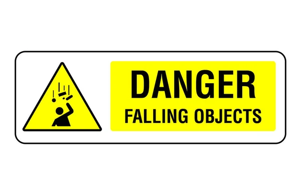 Danger Falling Objects Warning Sign Stock Vector Image by ©mnaleen ...