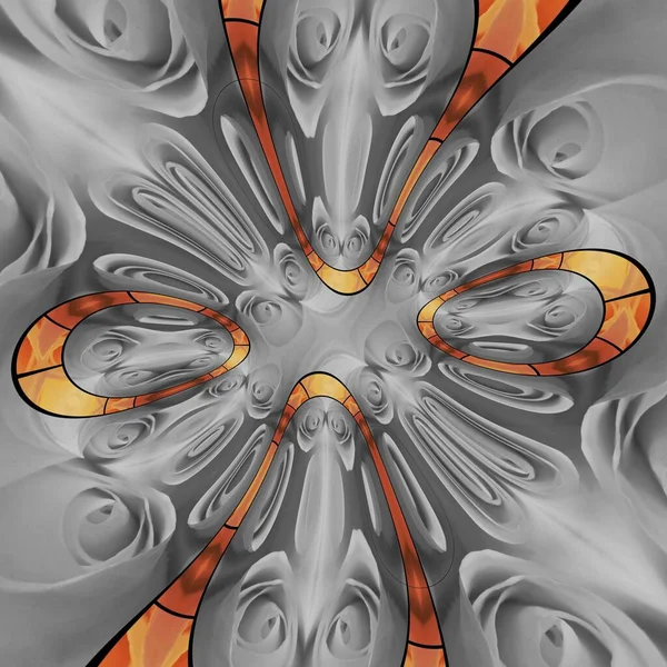 collage collection of colored orange flower head combined with a ...