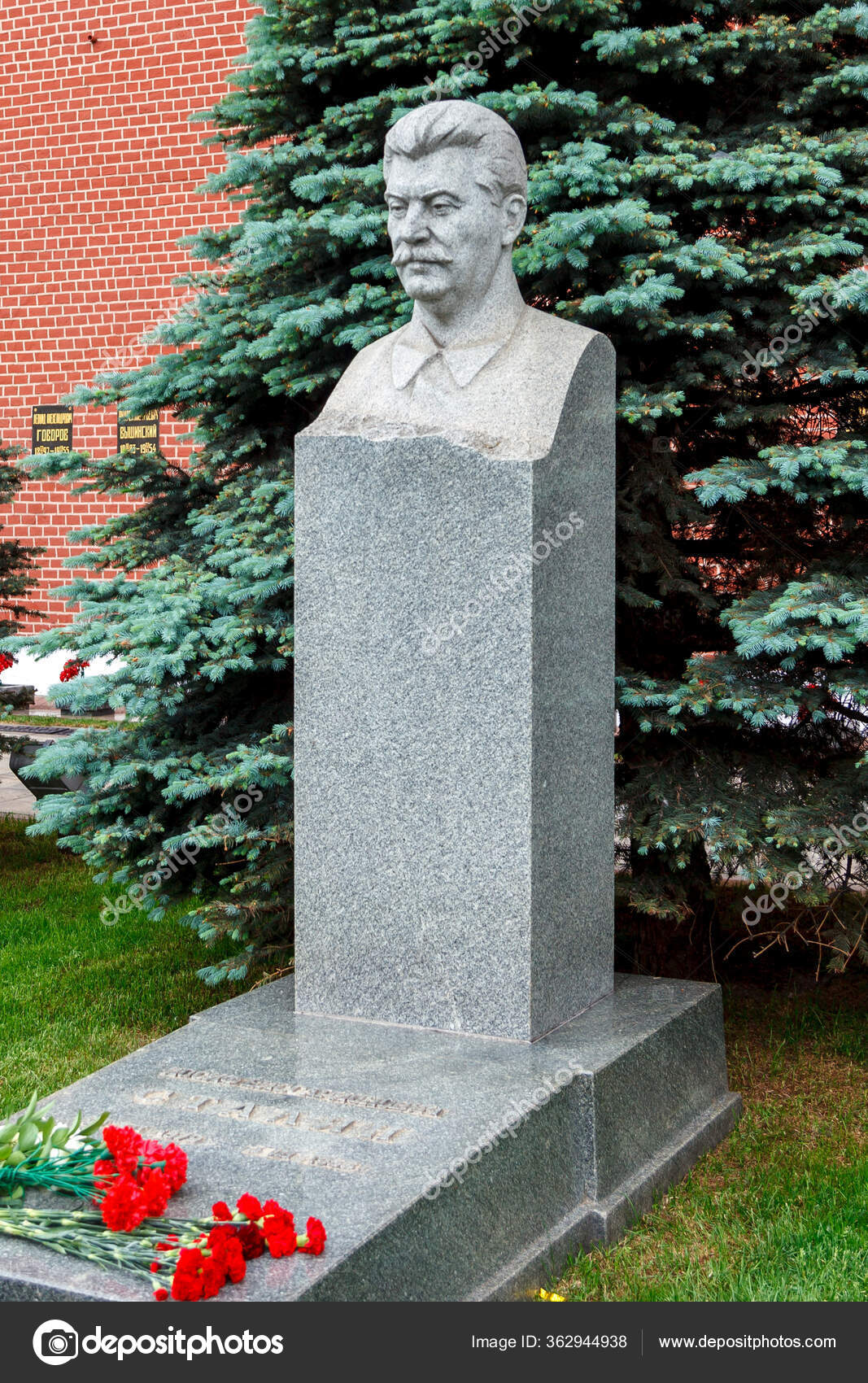 Stalin Statue Red Square Moscow