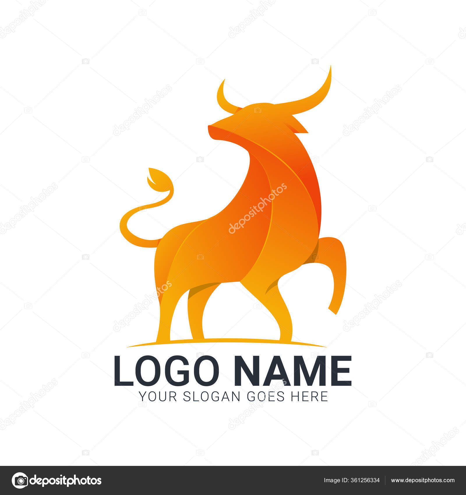 Oransje Vektor Moderne Design Bakgrunn. Sitattegn Ikon. Anførselstegn