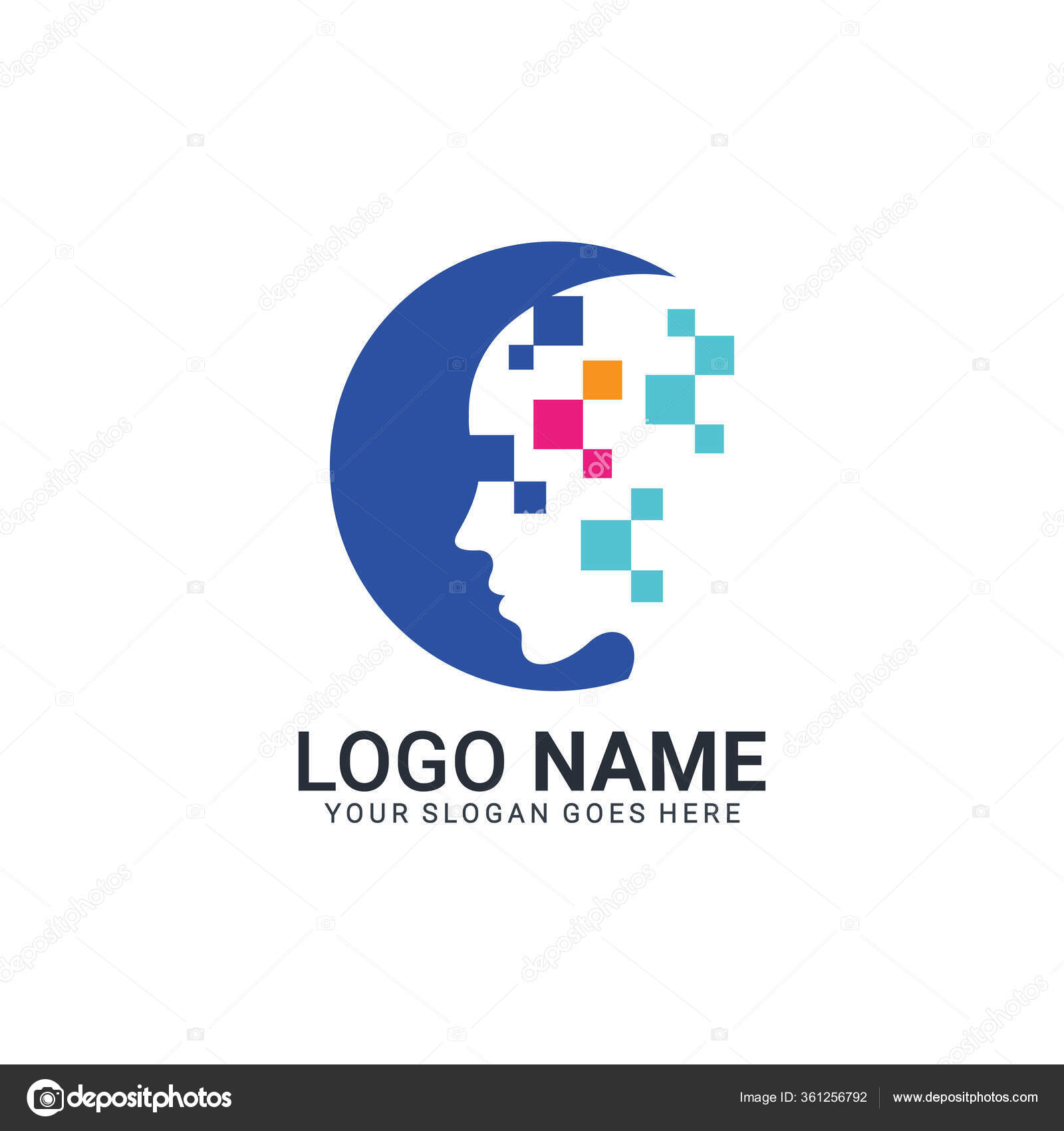 Human Face Logo