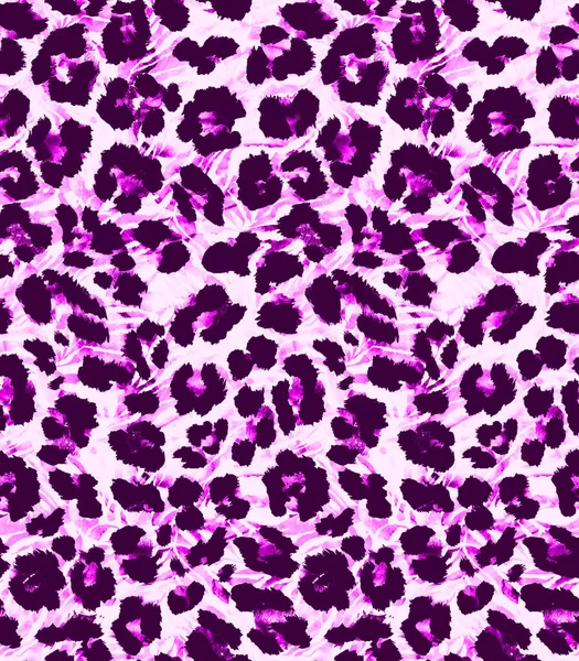 Pola Kulit Macan Tutul Tiruan Tanpa Cela Dengan Bintik Hitam — Foto ...