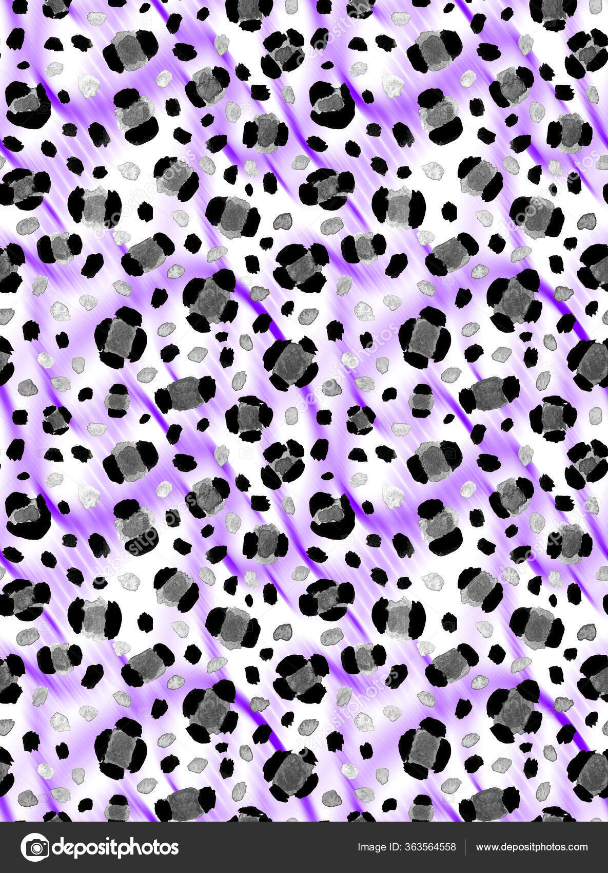 Pola Kulit Macan Tutul Tiruan Tanpa Cela Dengan Bintik Hitam — Foto ...