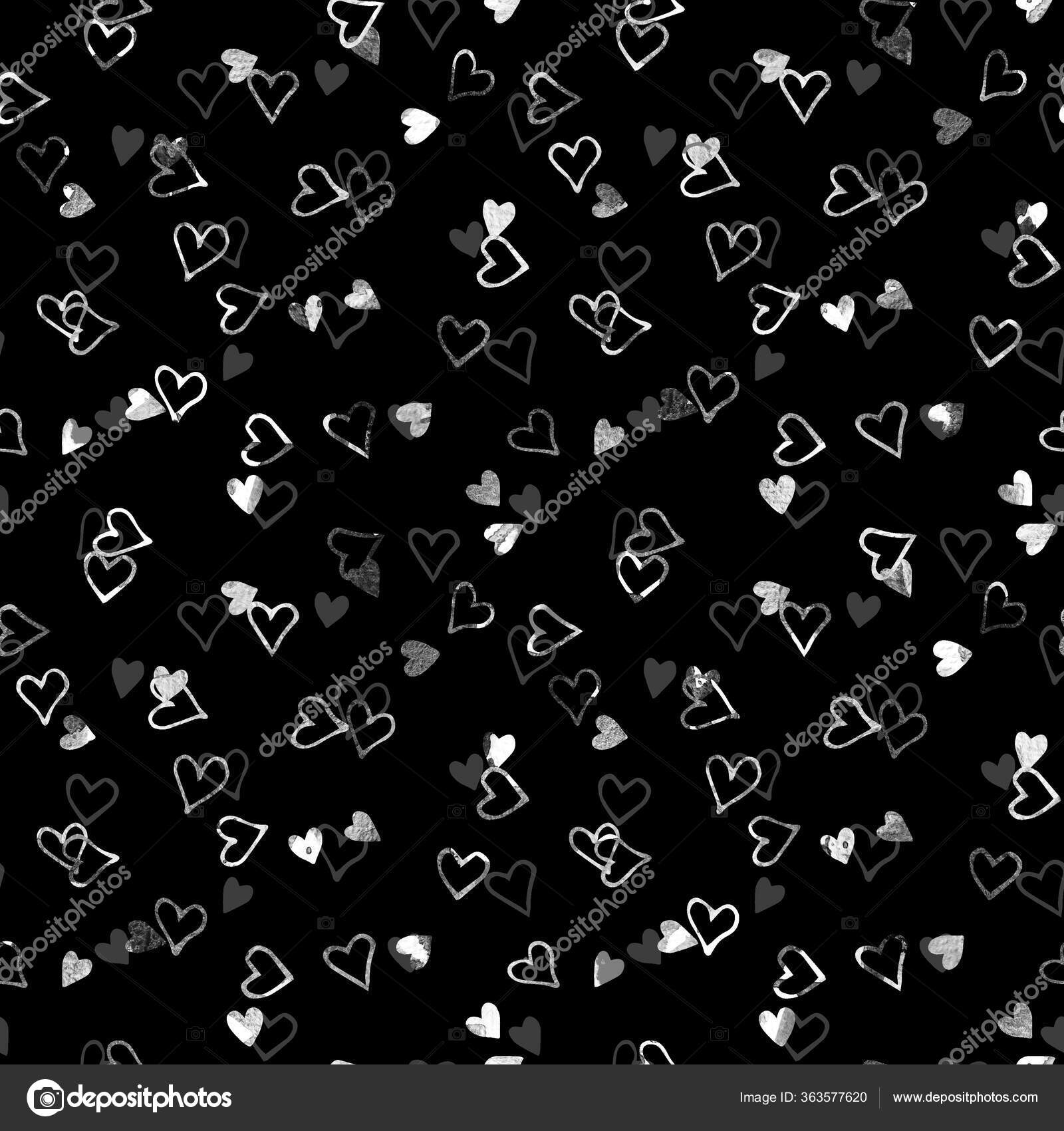 Seamless Colorful Bright Pattern Hearts — Stock Photo © PatternsbyDidem ...