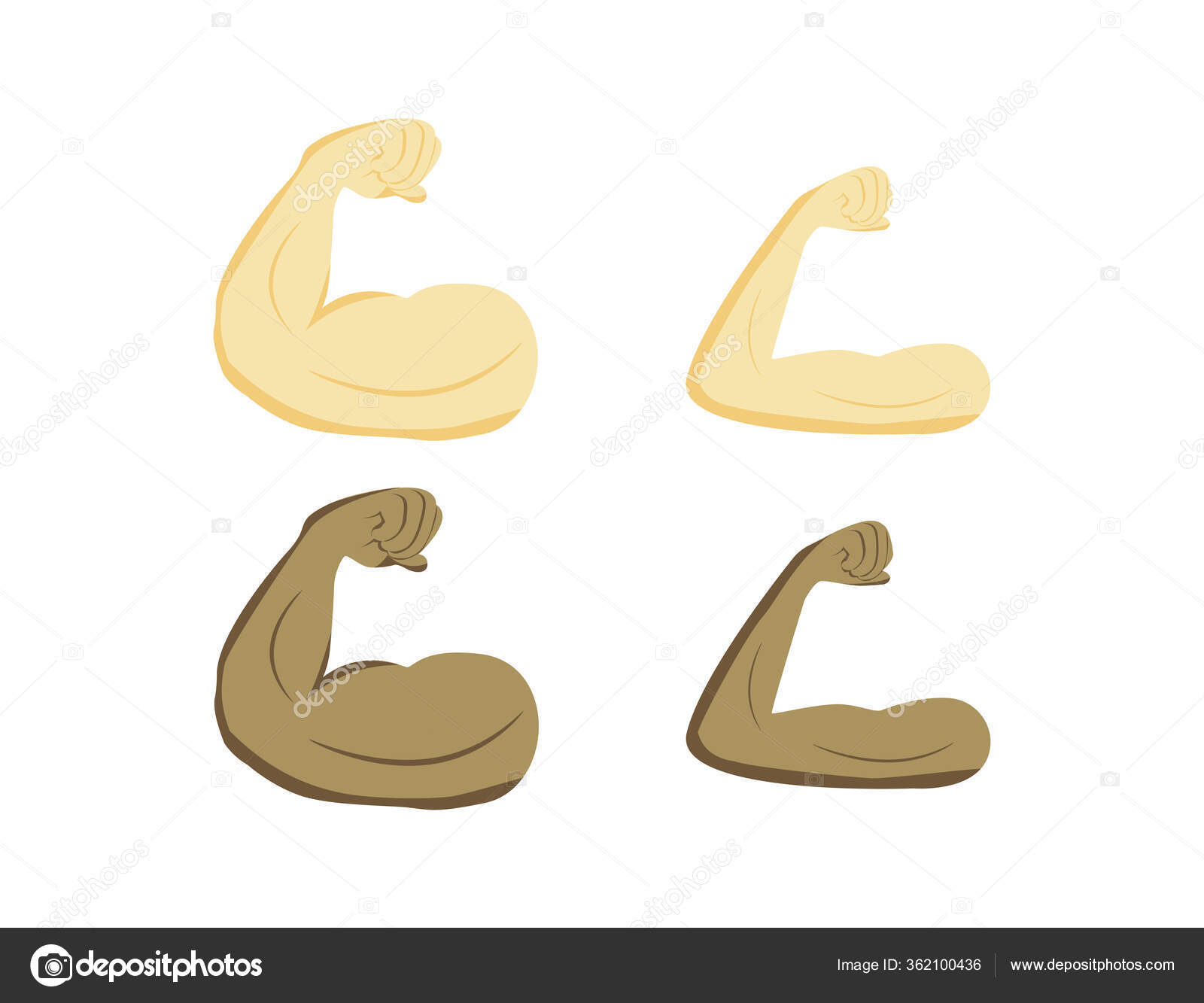 Icono De Brazo Flexionado