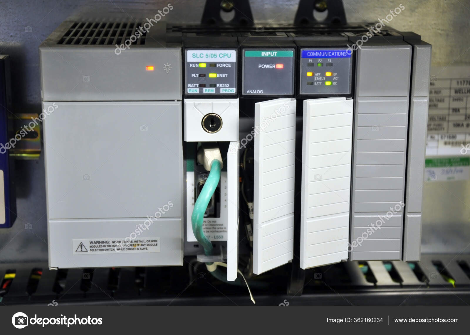 Plc Industrial Computer Work — Stock Photo © photostock@bk.ru #362160234