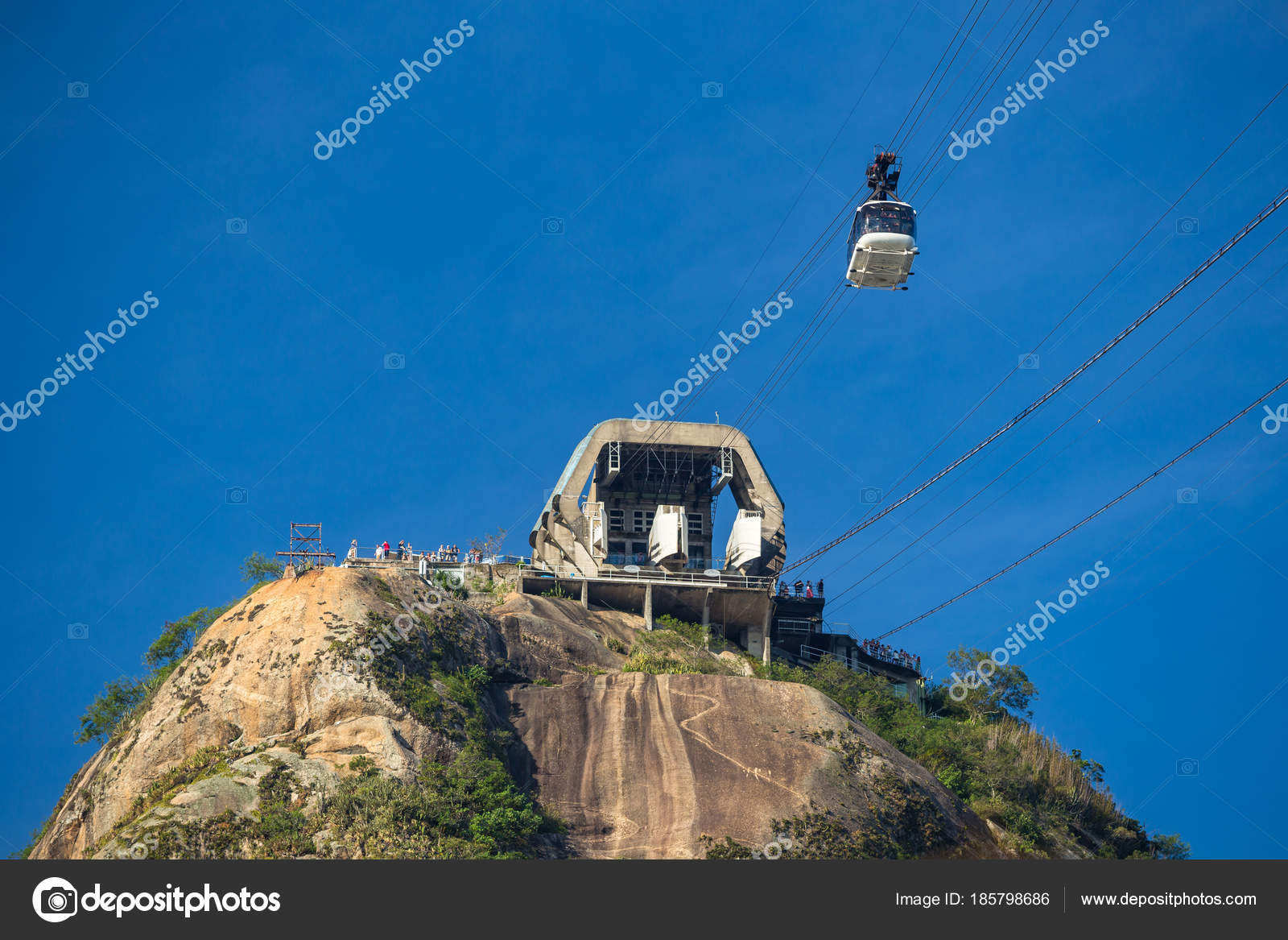 Sugar Loaf Mountain cable car — Stock Photo © f11photo #185798686