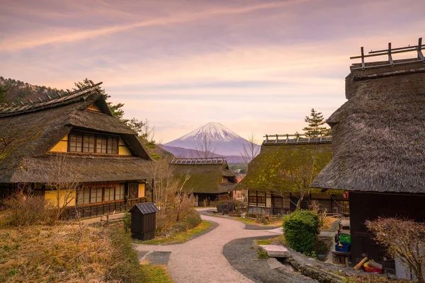Old Japanese Style House Fuji Sunset Japan Stock Photo by ©f11photo ...