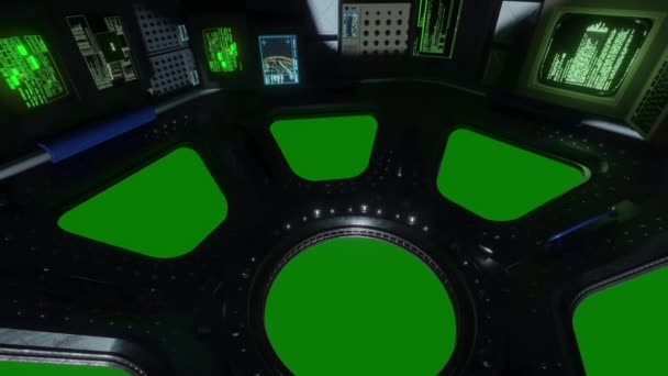 Render International Space Station Interior Narrow Corridor Iss — Stock ...