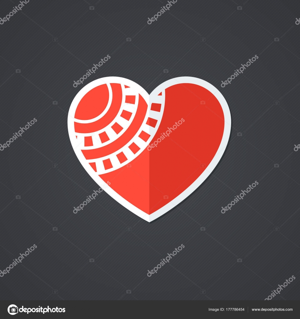 Vector Heart Icon. Single Object. Symbol for Interface. Stock Vector ...