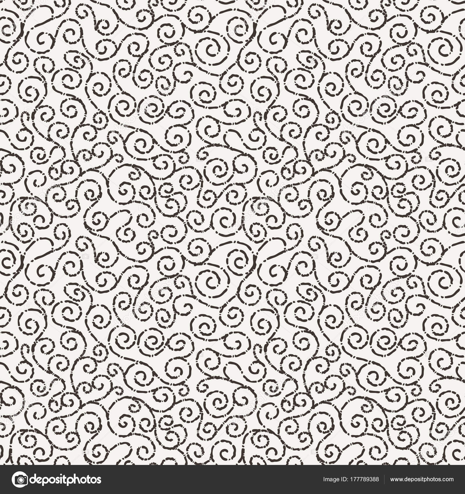 Seamless swirl pattern. ⬇ Vector Image by © Drekhann | Vector Stock ...