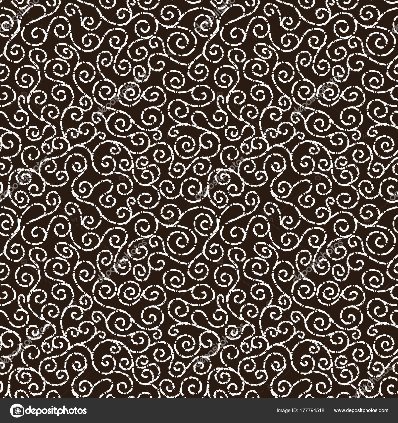 Seamless swirl pattern. Stock Vector by ©Drekhann 177794518