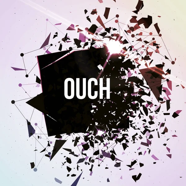 Abstract destroy lines background — Stock Vector © mauro-fabbro #56721665