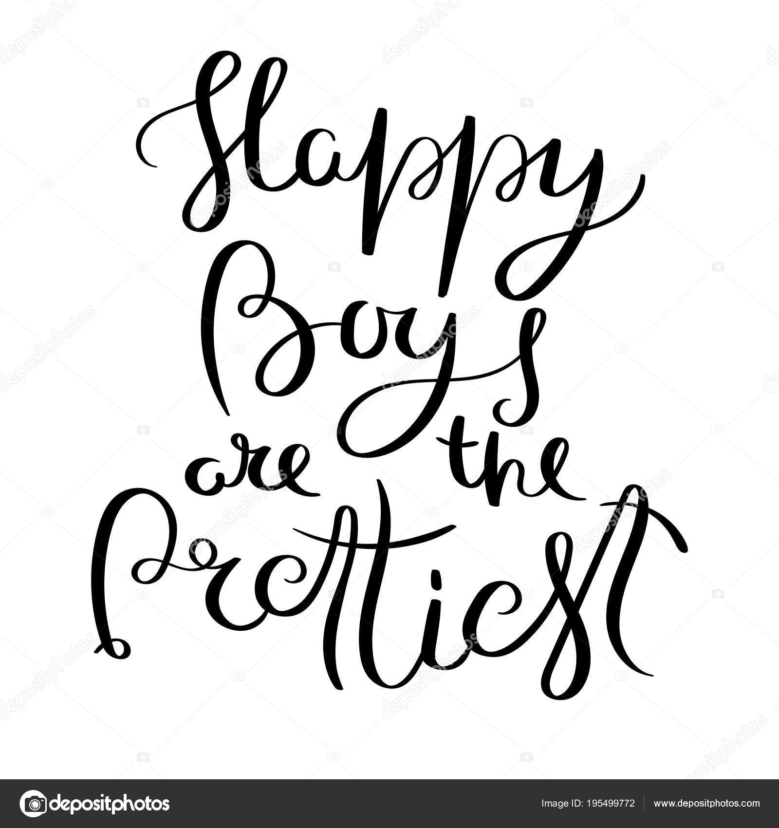 Hand written calligraphy quote motivation for life and happiness. For ...