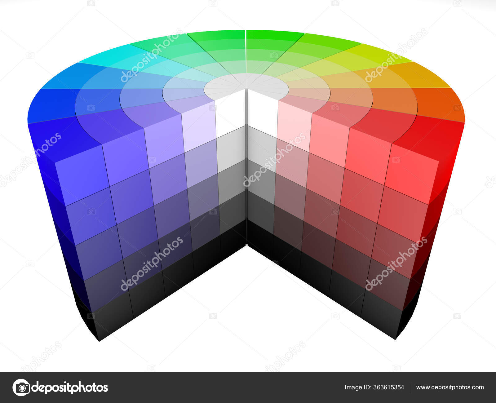 Color Colors Wheel Representing Hsv Hsb Stock Photo by ©Mamutuz 363615354