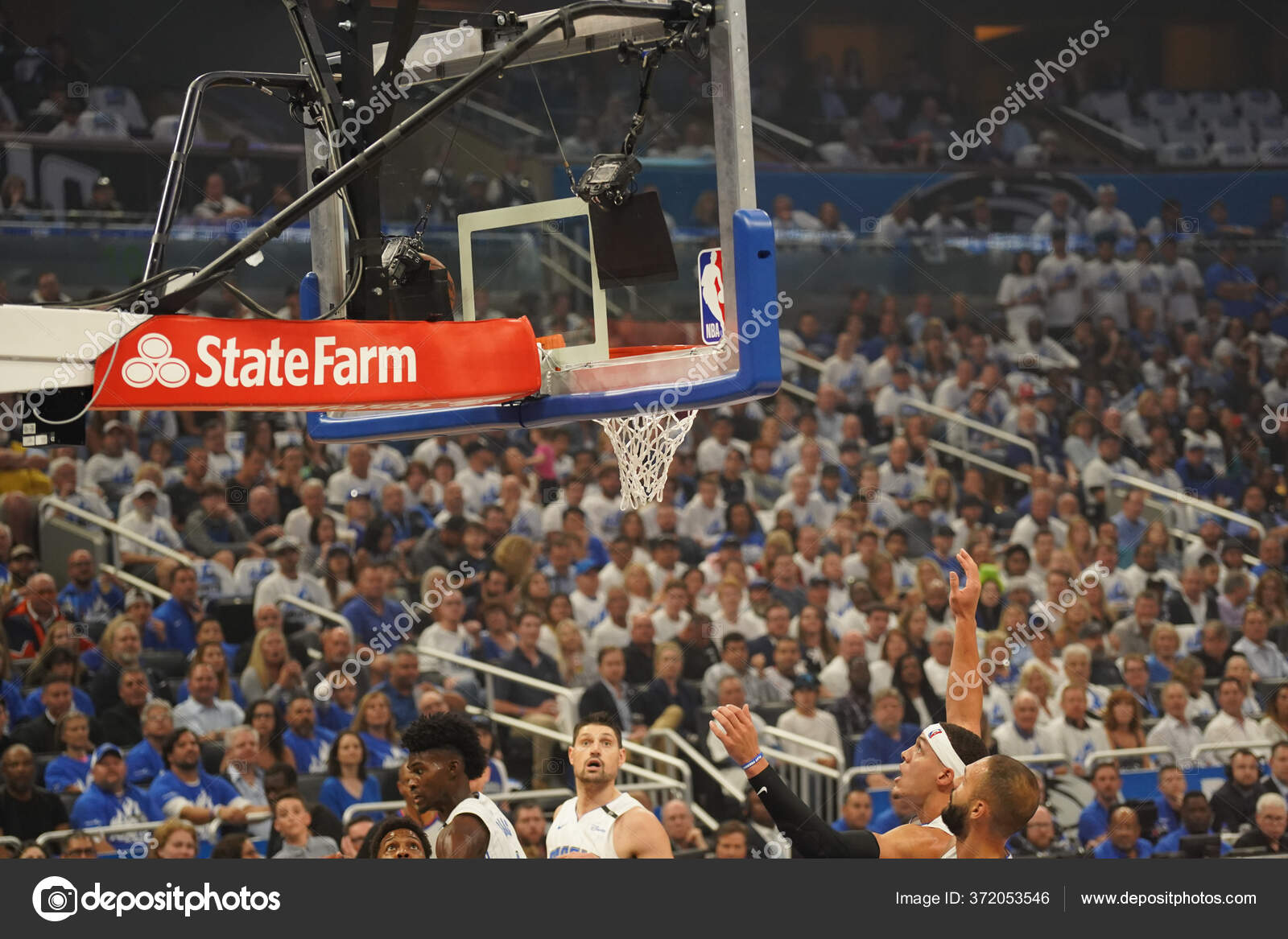 Orlando Magic Hosts Toronto Rapters Nba Playoff Amway Arena Orlando ...