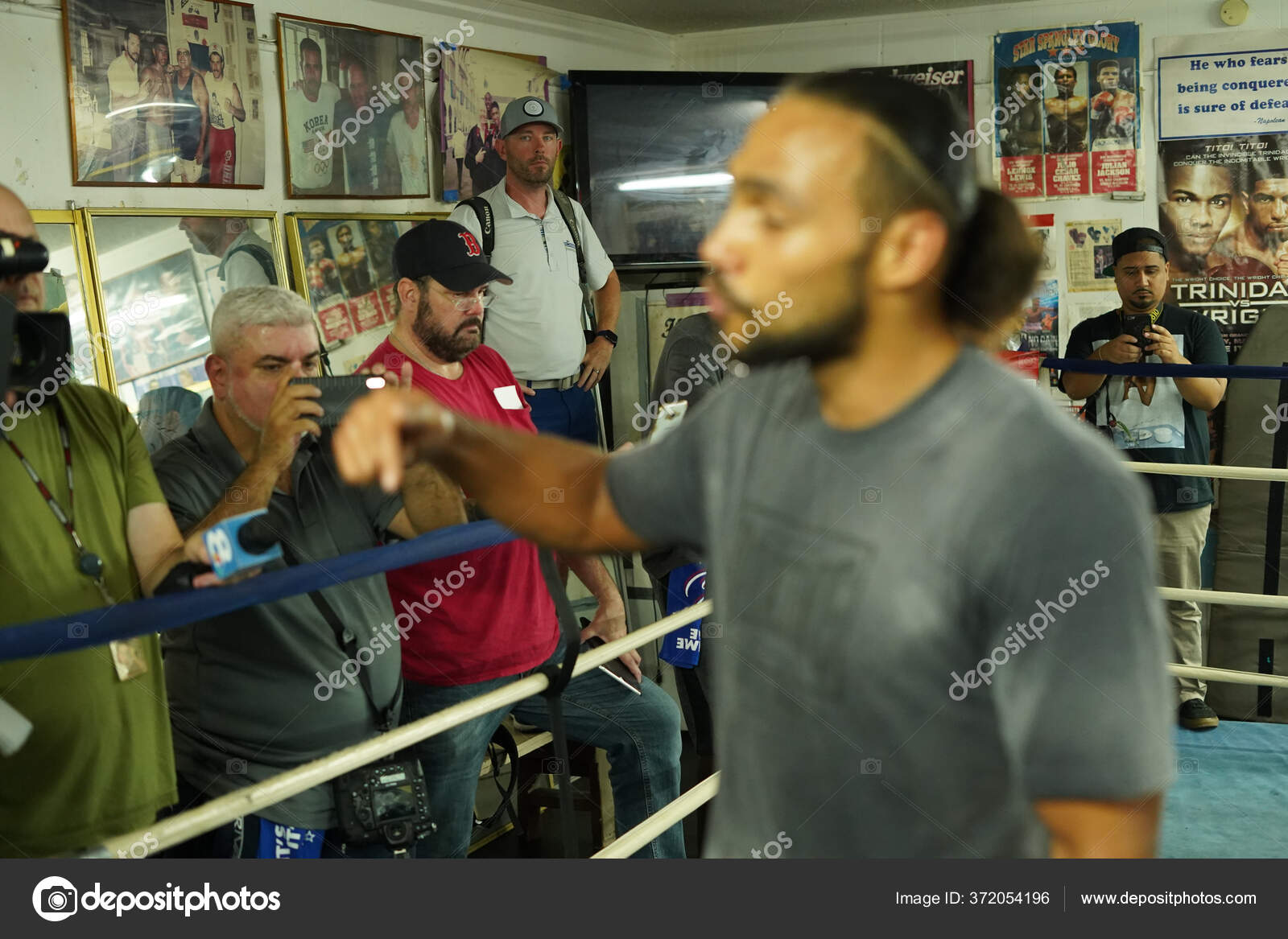 Boxer Keith One Time Thurman Press Event His Gym His — Stock Editorial ...