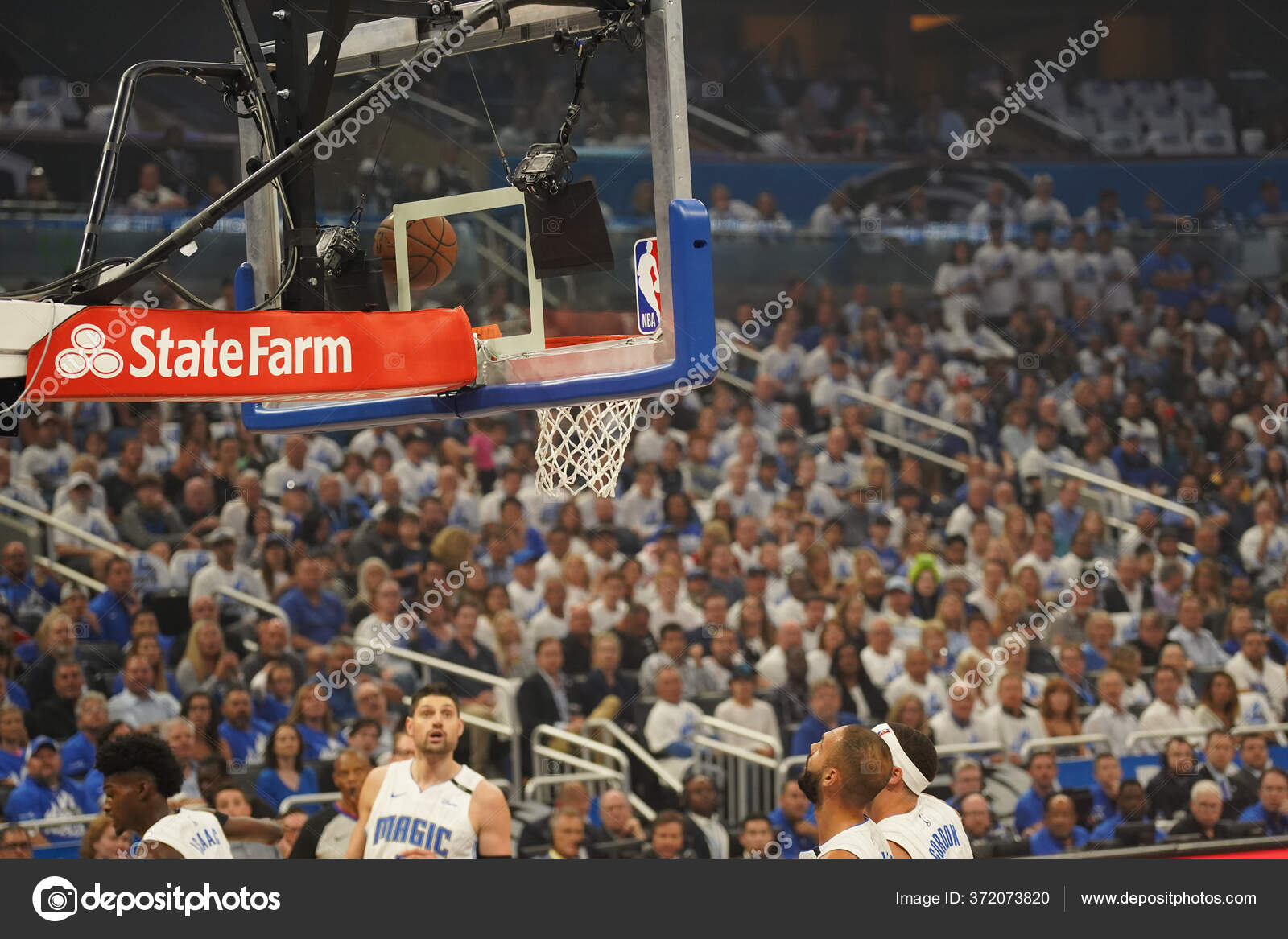 Orlando Magic Hosts Toronto Rapters Nba Playoff Amway Arena Orlando ...