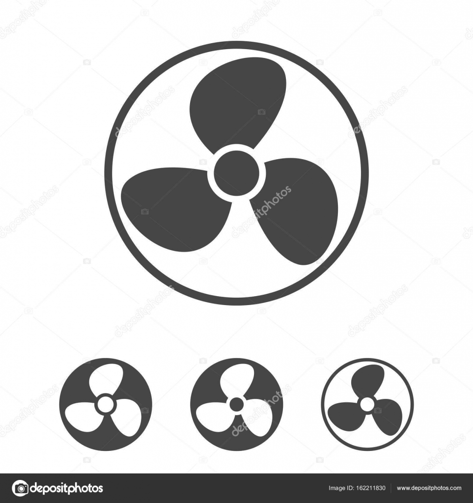 Ventilator vector icon Stock Vector by ©swavo 162211830
