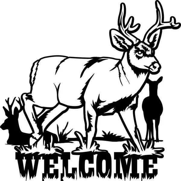 84 Mule deer Vectors - Free & Royalty-free Mule deer Vector Images ...